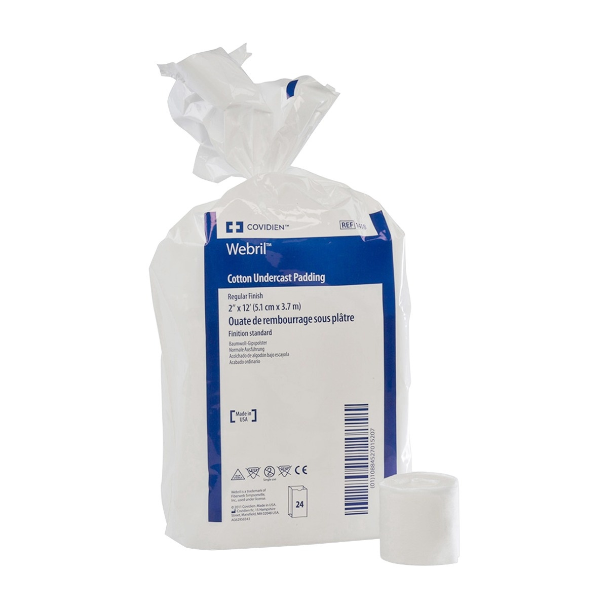 Kendall Webril 100% Cotton Undercast Padding | Surgical Supply Service
