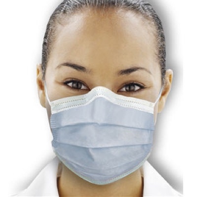 CrossTex IsoFluid + Face Mask Blue | Surgical Supply Service